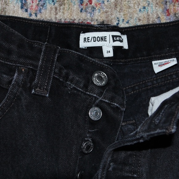Re/Done | Jeans | Redone X Levis Black Jeans | Poshmark
